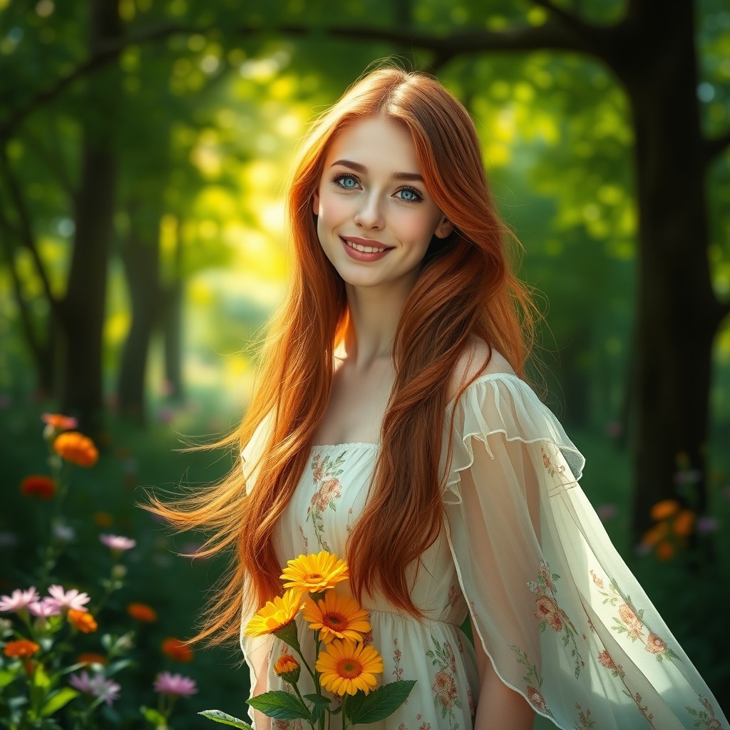 Ethereal Portraits of Alma: Nature's Serenity Captured