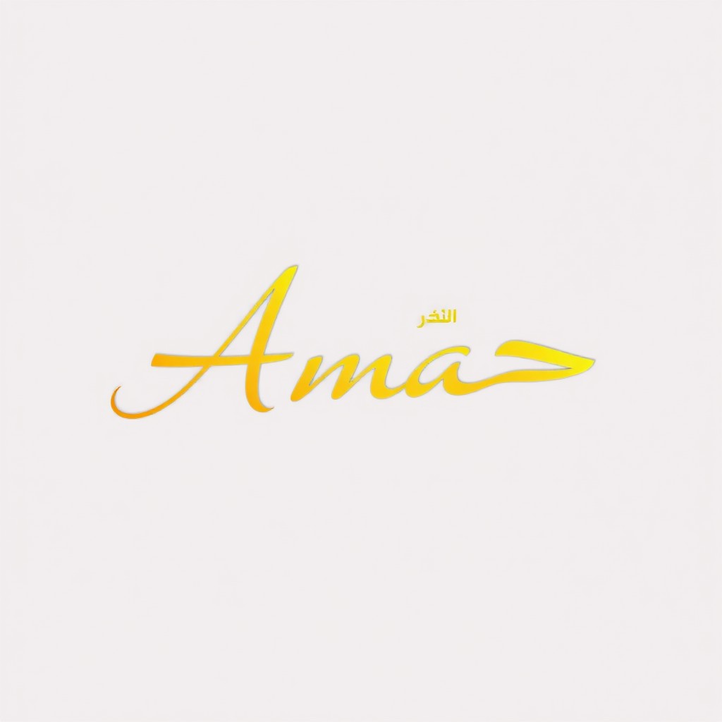 Elegant Arabic Calligraphy Signature Design for 'عمار' (Amar)