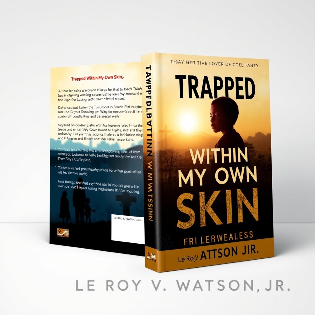 Trapped Within My Own Skin: A Motivational Book Cover Design