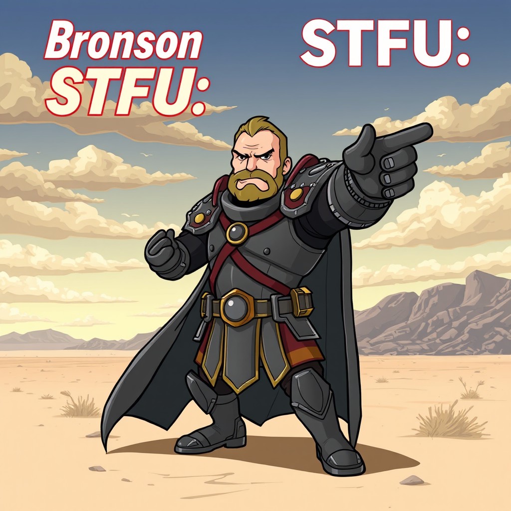 Dynamic Illustration of Legate Lanius from Fallout: New Vegas