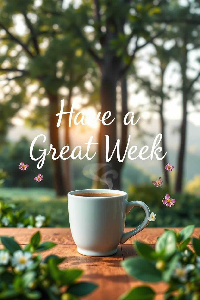 Serene Coffee Scene to Start Your Week | Idyllic Ideas