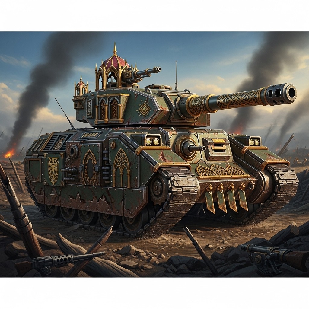 Powerful Medium Tanks in Trench Crusade: Iron Sultanate Designs