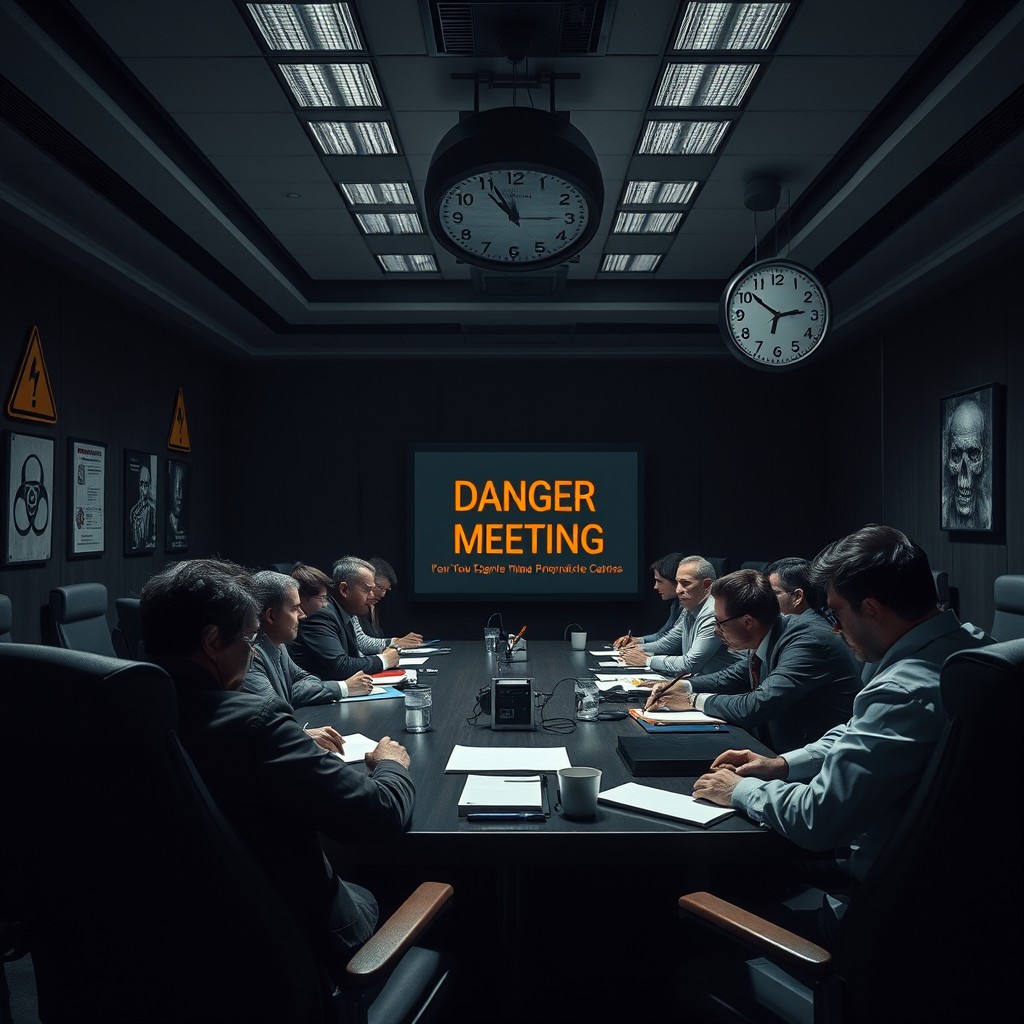 Danger Meeting: Unveiling Secrets in an Ominous Atmosphere