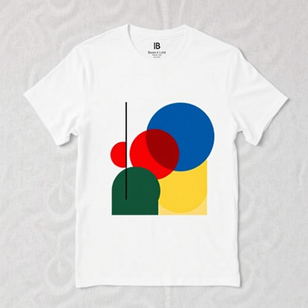 Bauhaus Graphic Tee Design: Embrace Minimalism with Iconic Elements