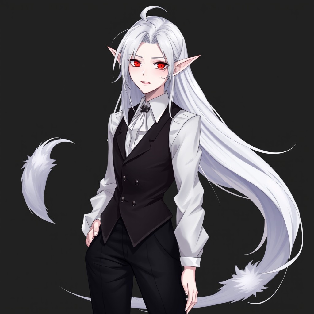Whimsical Androgynous Character Design - AI Generated Imagery