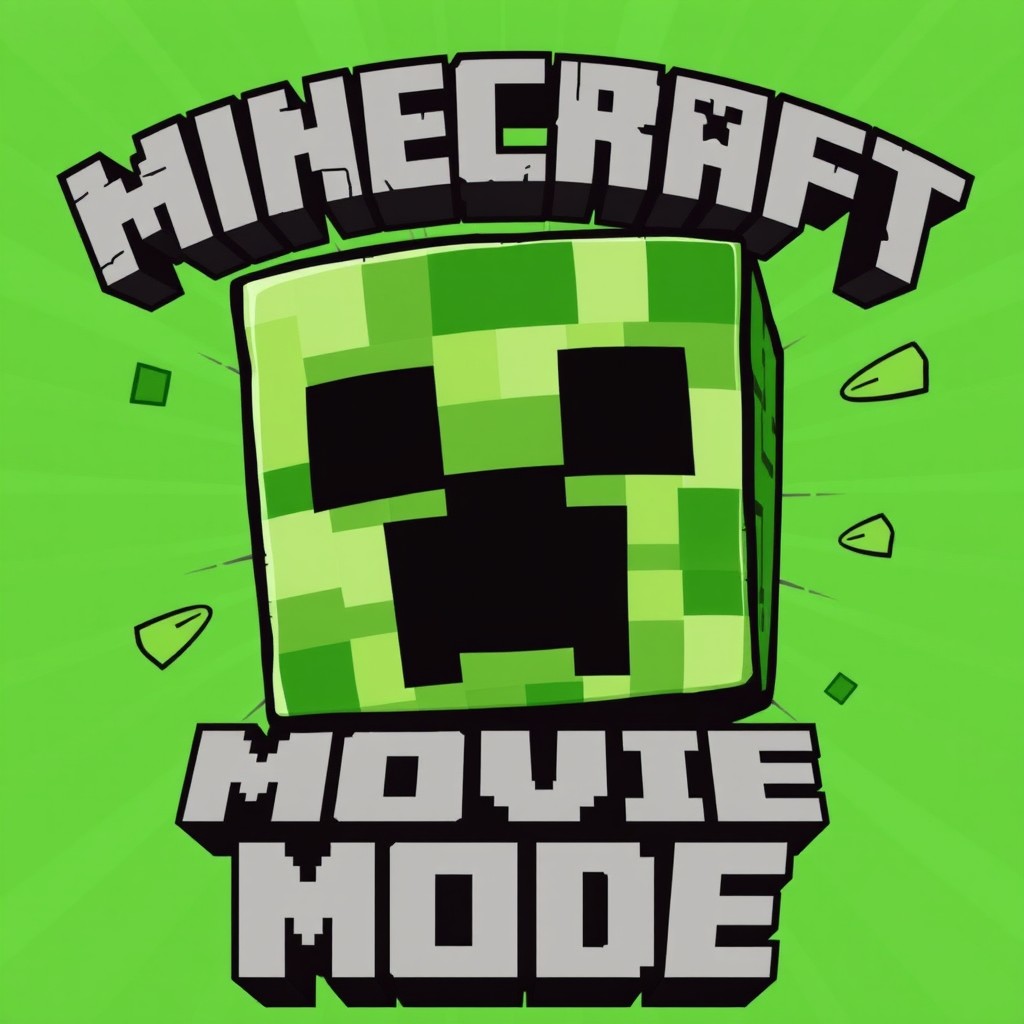 Minecraft: Movie Mode - Creeper Illustration