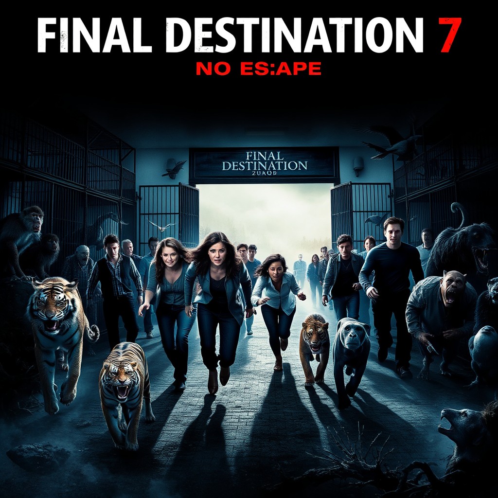 Final Destination 7 Movie Poster: A Thrilling Zoo Horror Experience