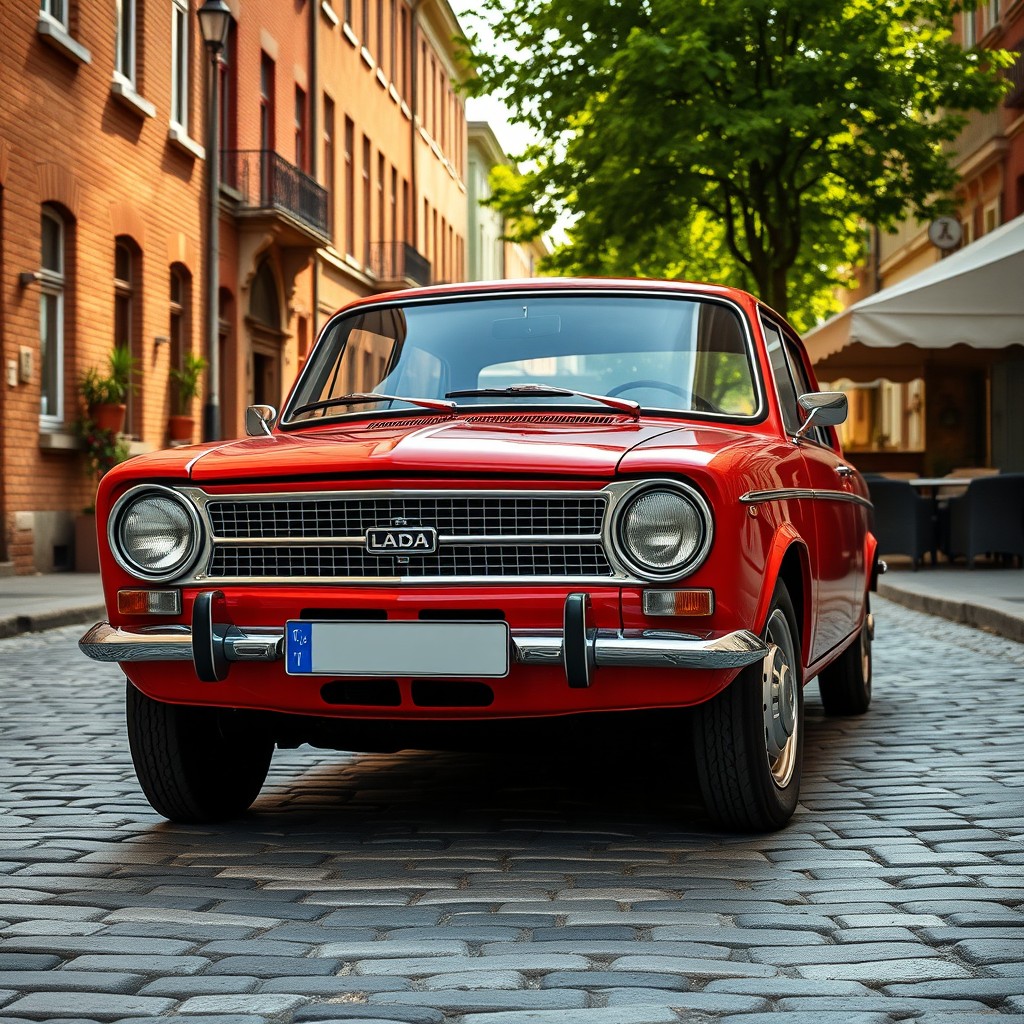 Stunning Restoration of a Classic Lada 2106: A European Street Scene