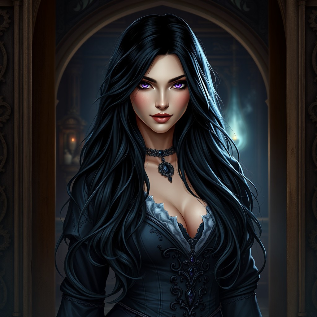 Yennefer of Vengerberg - Enchanting Portrait by Idyllic