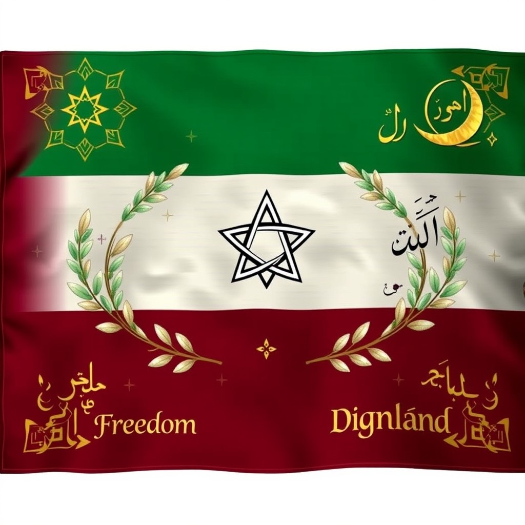 Enchanting Fantasy Flag Design: A Blend of Tradition and Artistry