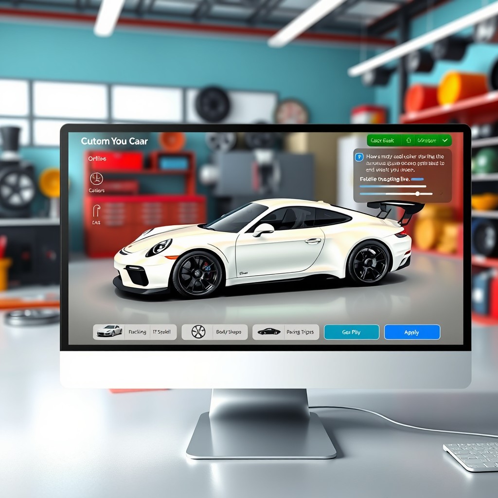 Interactive Car Customization Simulator - Design Your Dream Ride