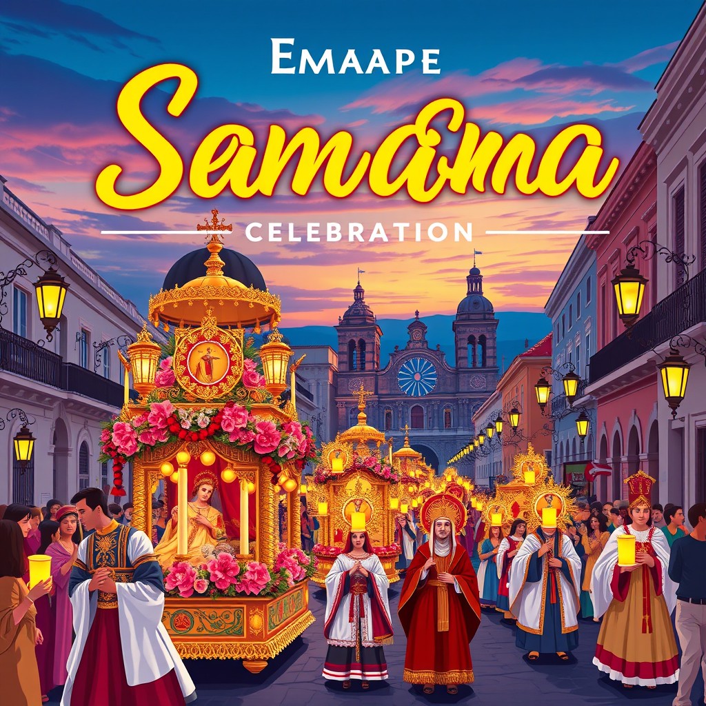 Vibrant Semana Santa Poster: A Cultural Celebration