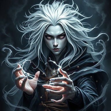 Enchanting Drow Sorcerer: A Dance of Madness and Arcane Power