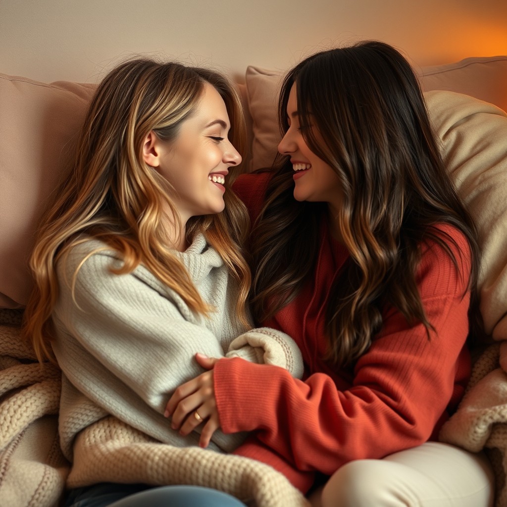 Celebrating Friendship: Intimate Moments of Affection Between Close Friends