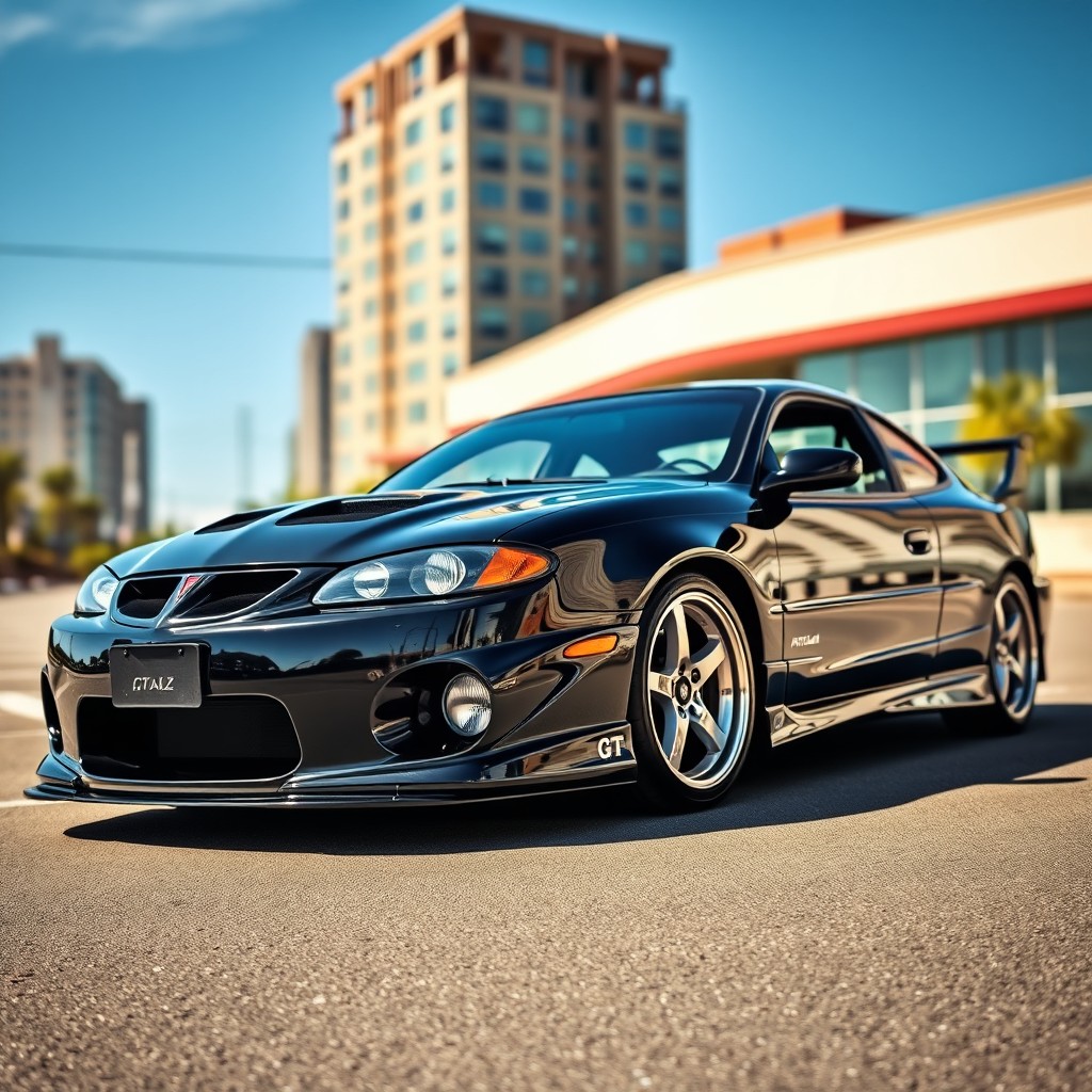 Sleek 2002 Pontiac Gran Am GT - Sporty Urban Aesthetic