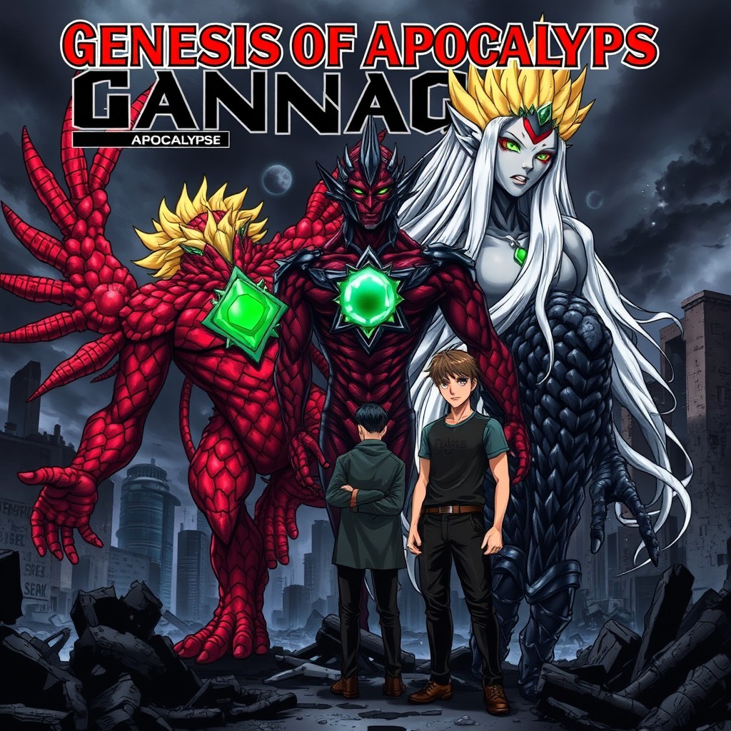 Genesis of Apocalyps - Dark Sci-Fi Fantasy Manga Cover
