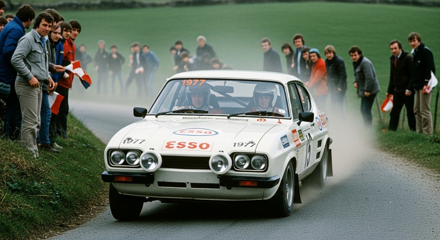 1973 Ford Capri Rally Car: A Nostalgic Journey Through 1977 Ireland