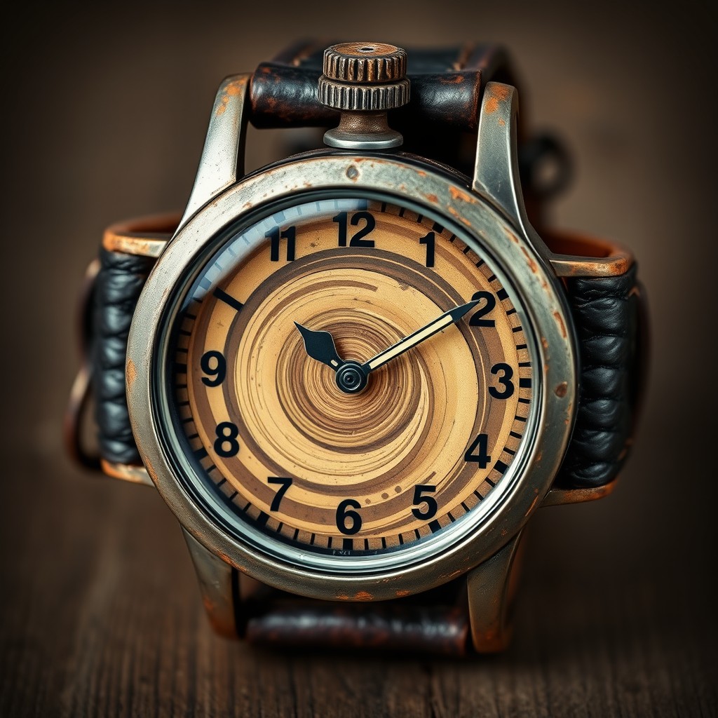 Grunge-Inspired Unique Watch Design: Rugged Aesthetics for Fashion ...