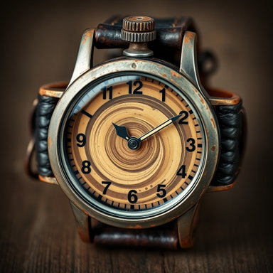 Grunge-Inspired Unique Watch Design: Rugged Aesthetics for Fashion ...