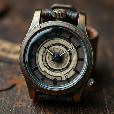 Grunge-Inspired Unique Watch Design: Rugged Aesthetics for Fashion ...