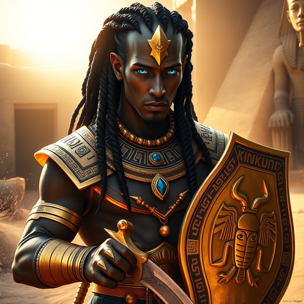 Epic Anubite Warrior: Hyper-Realistic AI Art Inspired by Age of Mythology