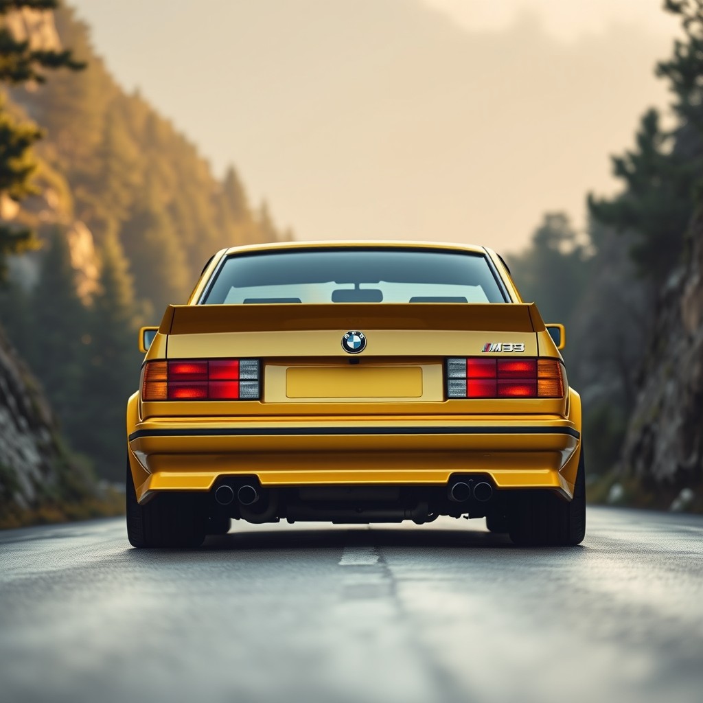Stunning BMW E30 M3 Restomod: A High-Definition Rendering
