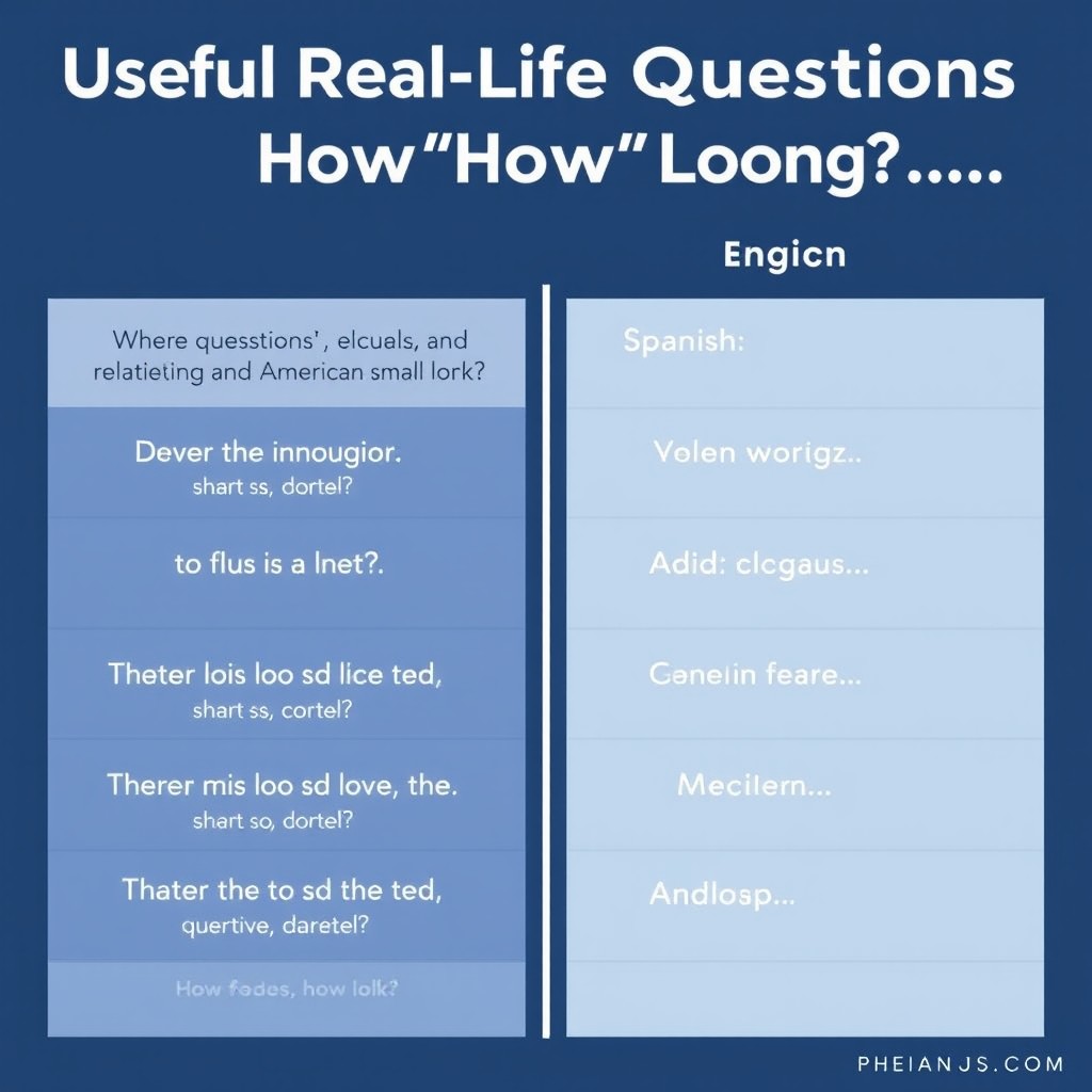 Useful Real-Life Questions with 'How Long...?'