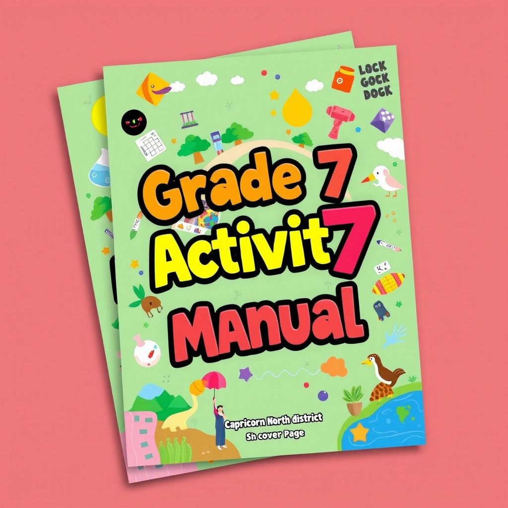 Engaging Grade 7 Activity Manual Cover Designs for Capricorn North District