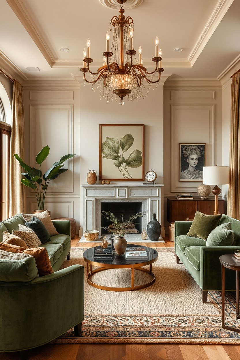 Grounded Luxury Living Room Design Inspired by May's Personality Traits