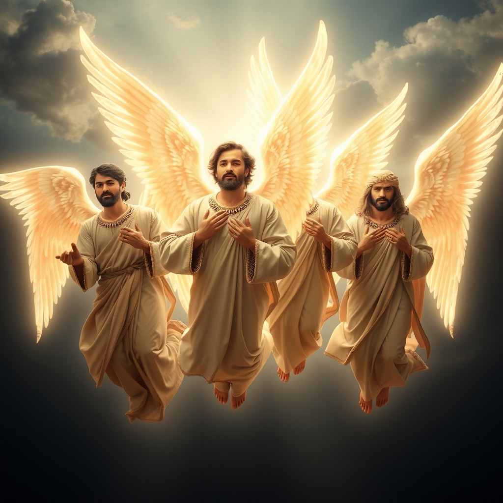 Majestic Angels in the Heavens: Jibreel, Mikaeel, Israfeel & The Angel ...