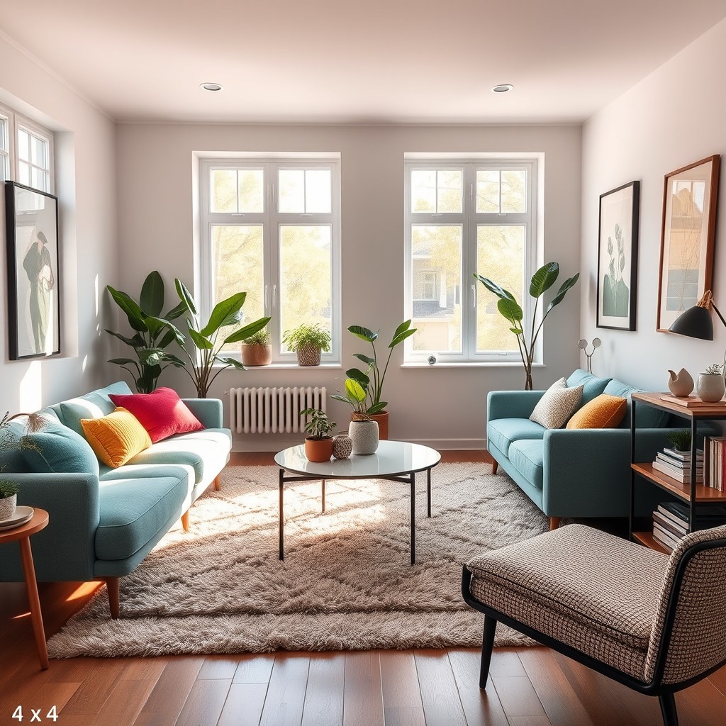 Cozy 4x4 Living Room Design: Embrace Style and Comfort
