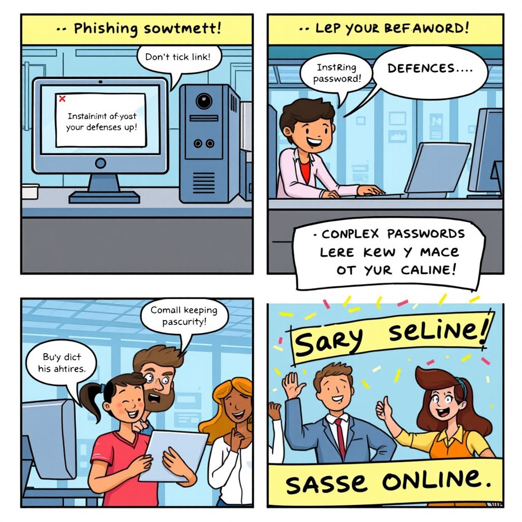 The Importance of Cyber Security: A Comic Strip Guide