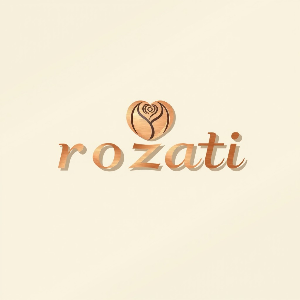 Minimalist Luxury Logo Design for Rozati Coffee Shop | Idyllic