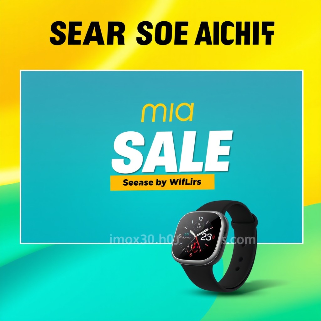 Eye-Catching 300x250 Ad Design for Smartwatch Sale
