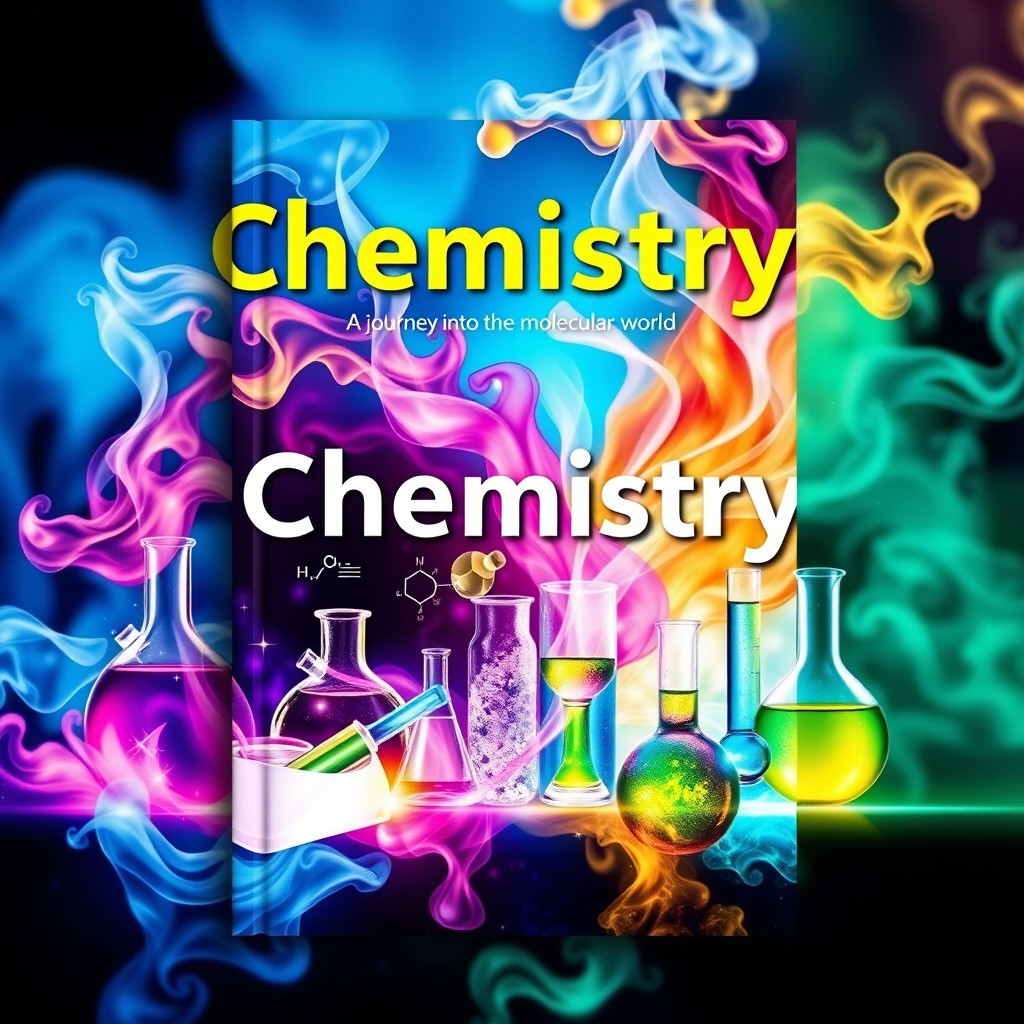 Vibrant Textbook Cover Designs: Chemistry, Mathematics, and Biology