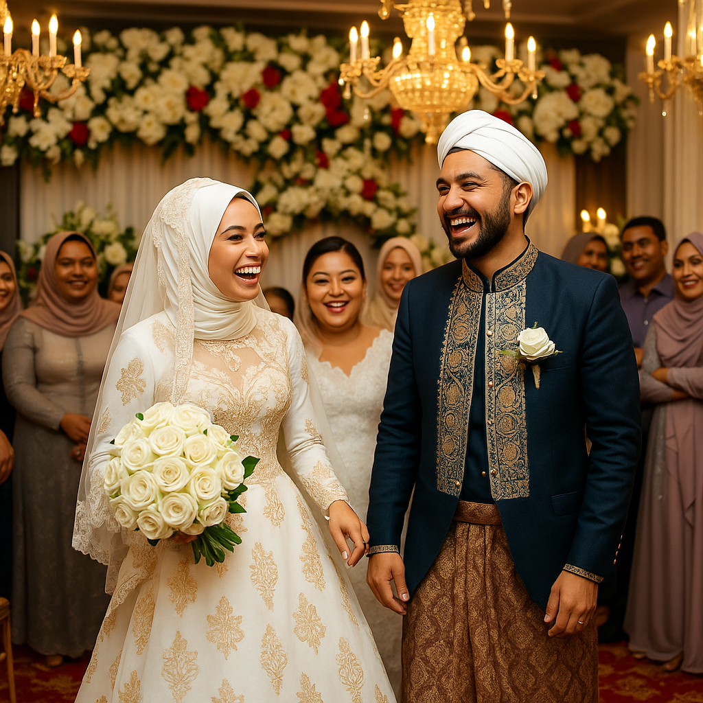 Joyous Muslim Wedding Ceremony: Celebrating Love and Tradition