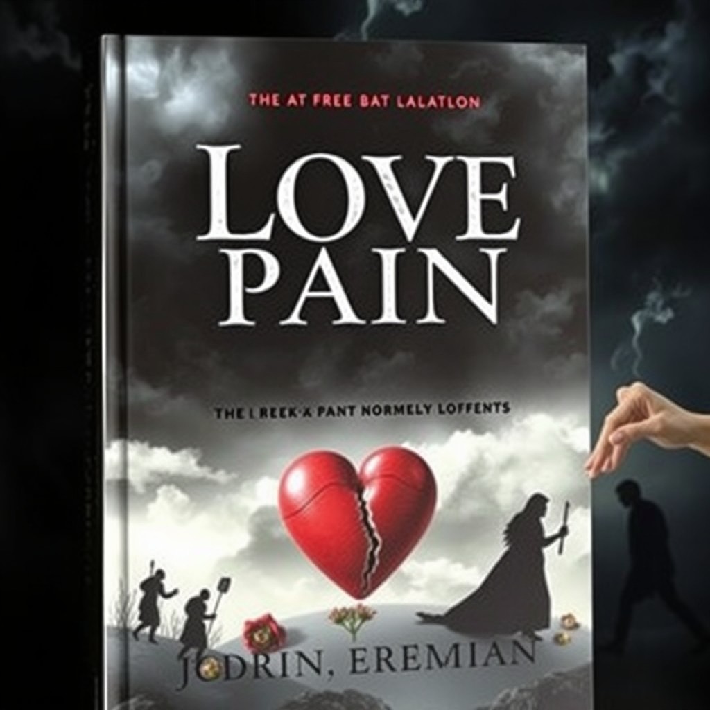 Dramatic Book Cover Design: Love, Pain, and Hope