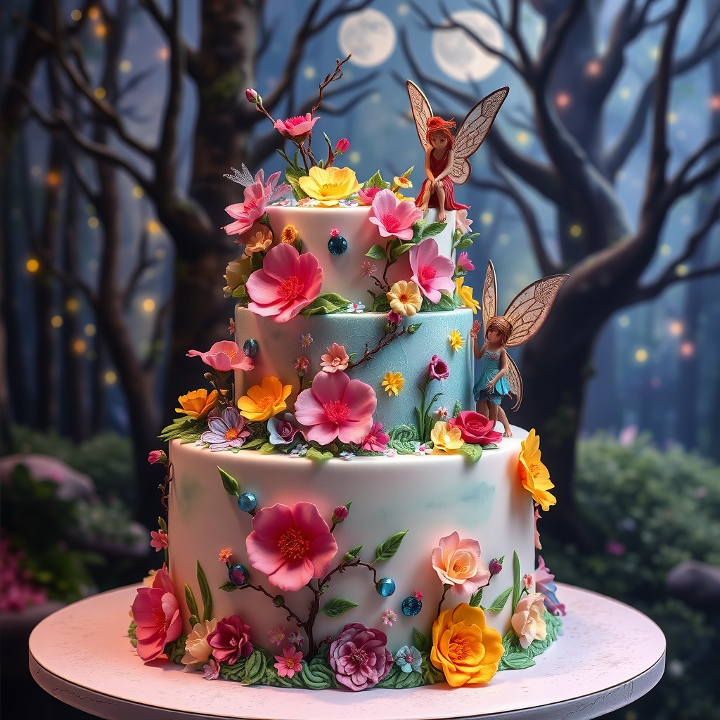 Enchanting Fantasy-Themed Cake Design: A Whimsical Culinary Masterpiece