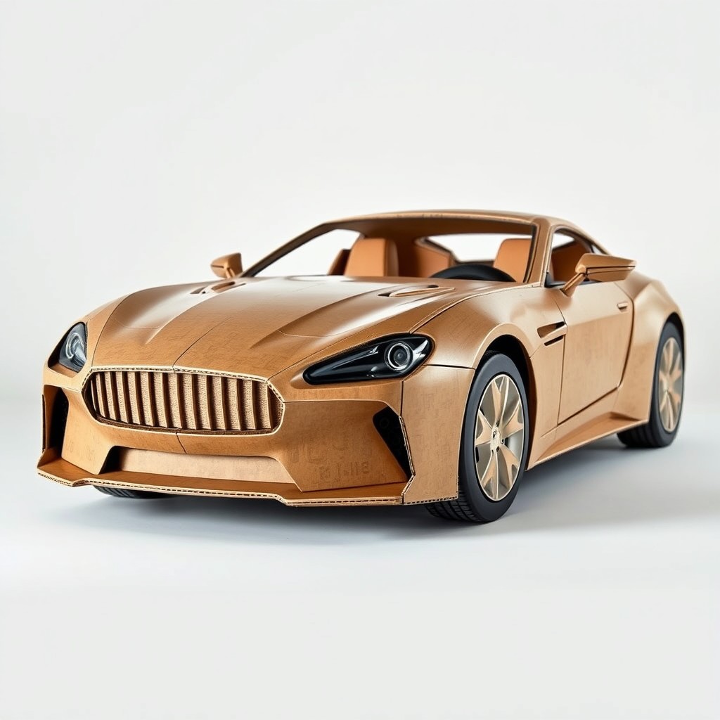Luxury Redefined: The Art of Cardboard Cars