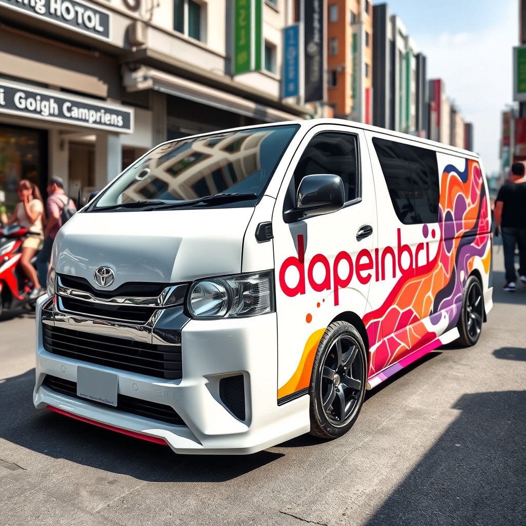 Stunning Customized Toyota Hiace Van Design Featuring 'dapenbri'
