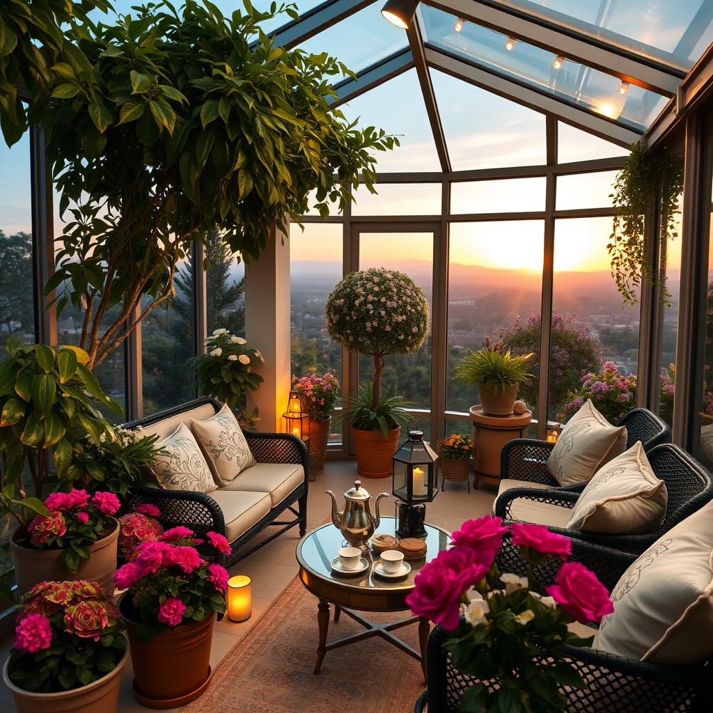 Stunning Glass-Enclosed Terrace Design Ideas for Relaxation