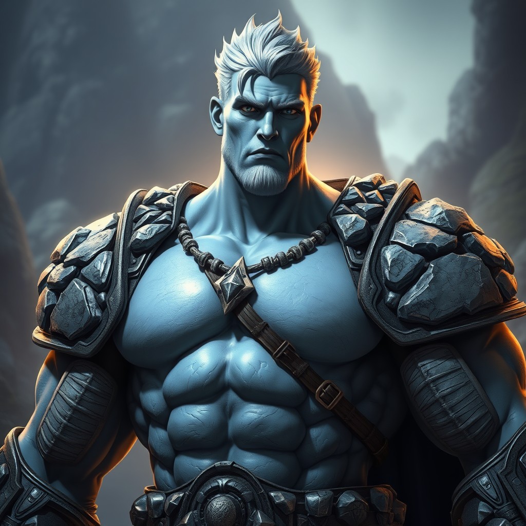 A Majestic Goliath: Strength and Elegance in Rock Armor