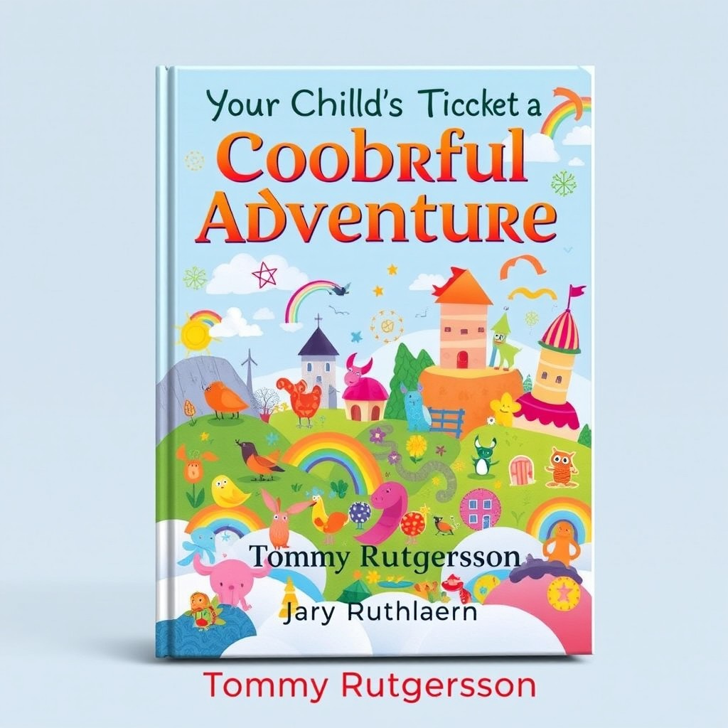 Your Child's Ticket to a Colorful Adventure: Enchanting Book Cover