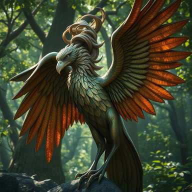 Stymphalian Bird & Harpy Hybrid: A Mythical Fusion in Art