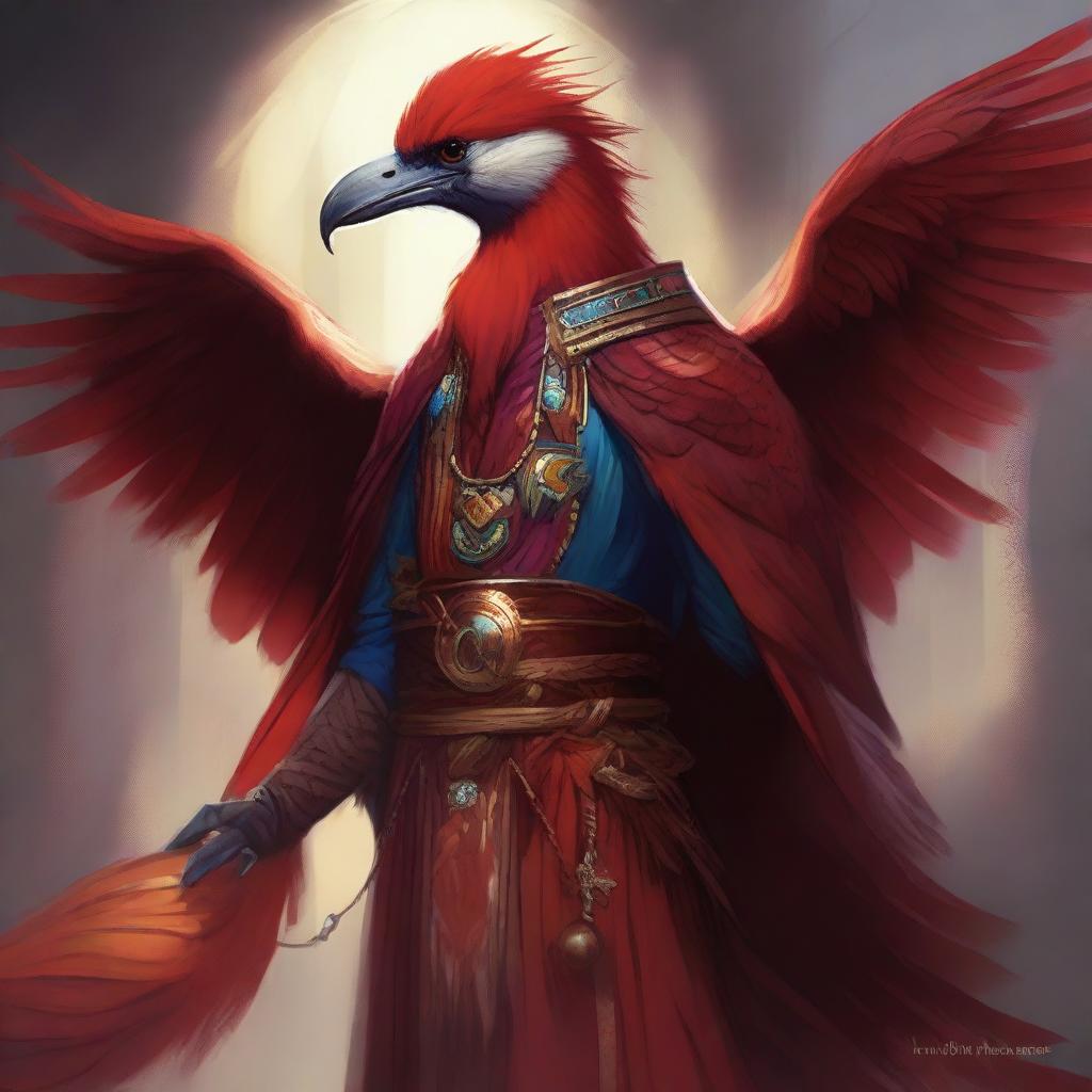 Dungeons & Dragons: The Red-Feathered Oracle of the Skies